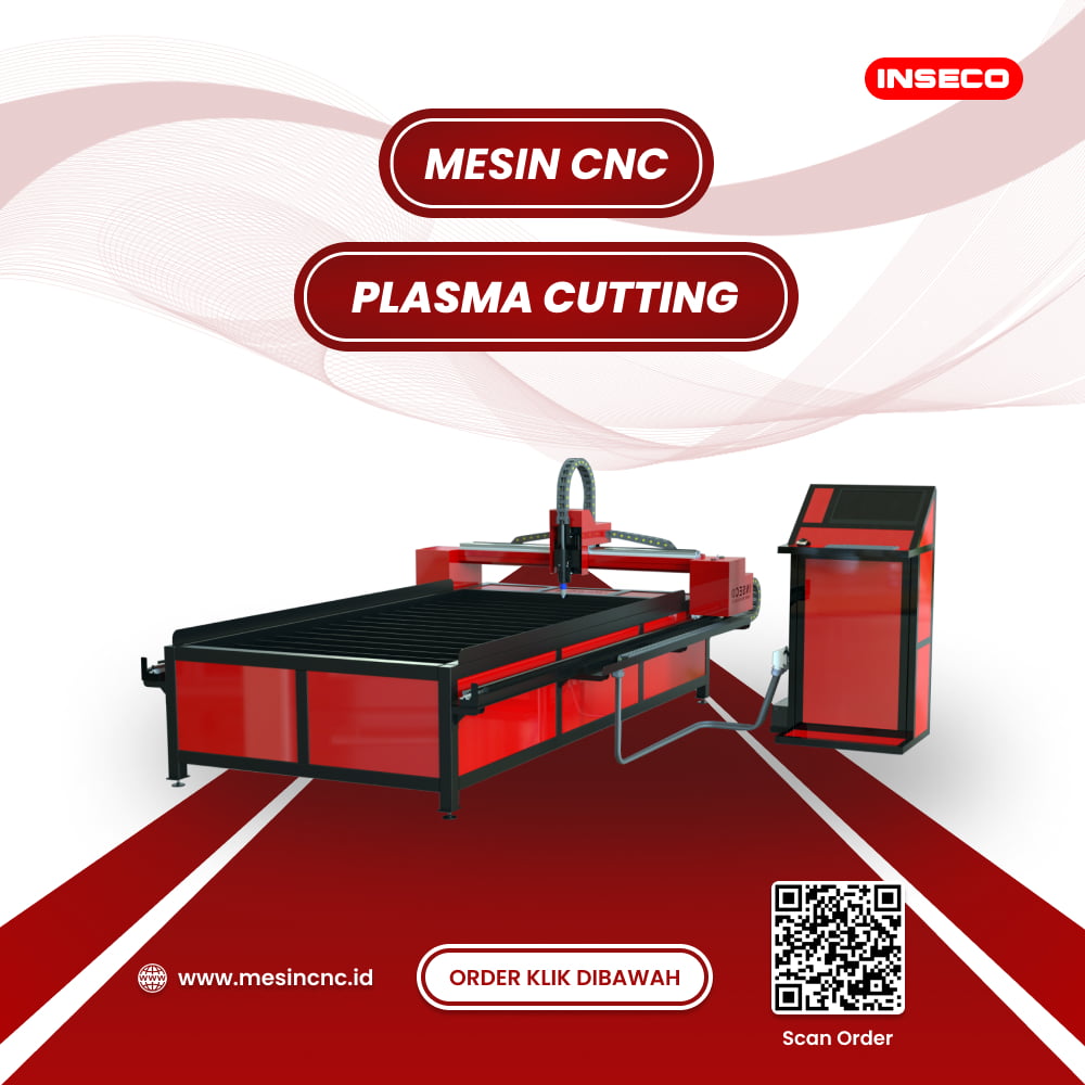 Jual Mesin Laser Cutting Plat Besi Otomatis Merk INSECO