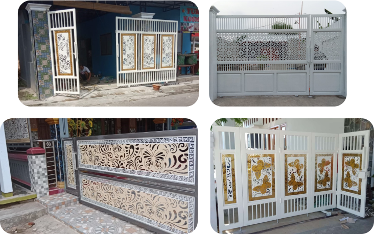 Membuat Ornamen Pagar Dan Kanopi Minimalis Dengan Mesin Laser Cutting ...